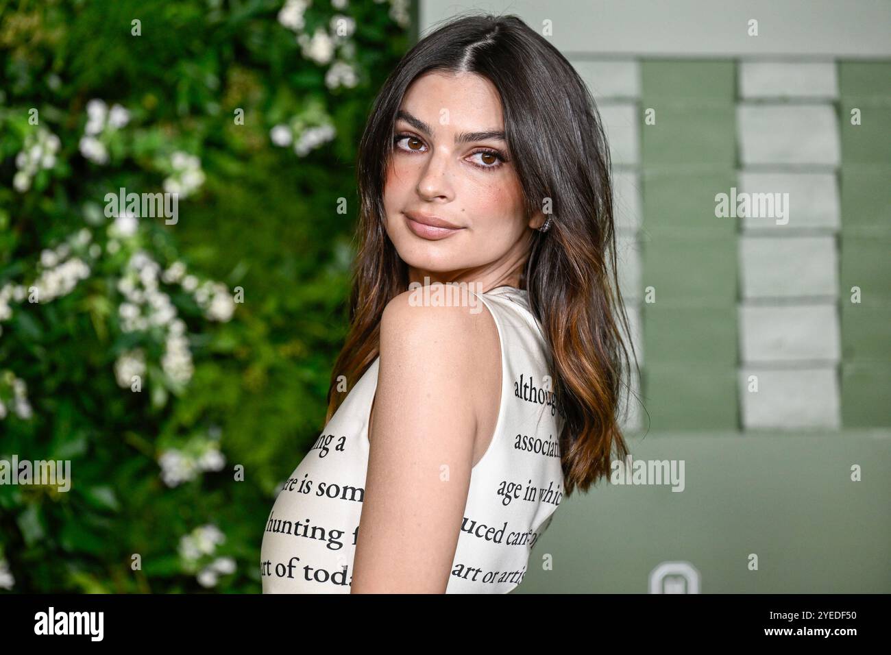 Emily Ratajkowski attends the WSJ. Magazine Innovators Awards at the ...