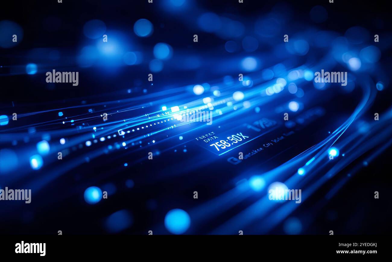 Fiber optic internet speed tunnel hi-res stock photography and images ...