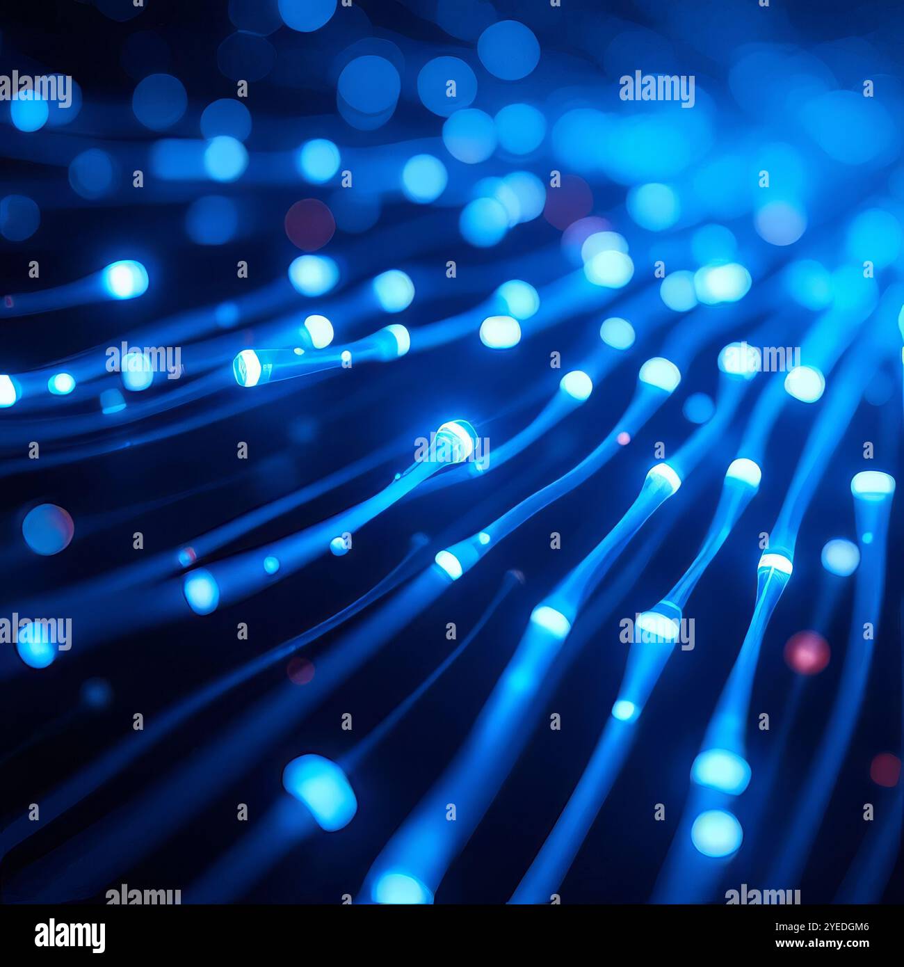High Speed Light Streaks internet data lines Stock Photo - Alamy