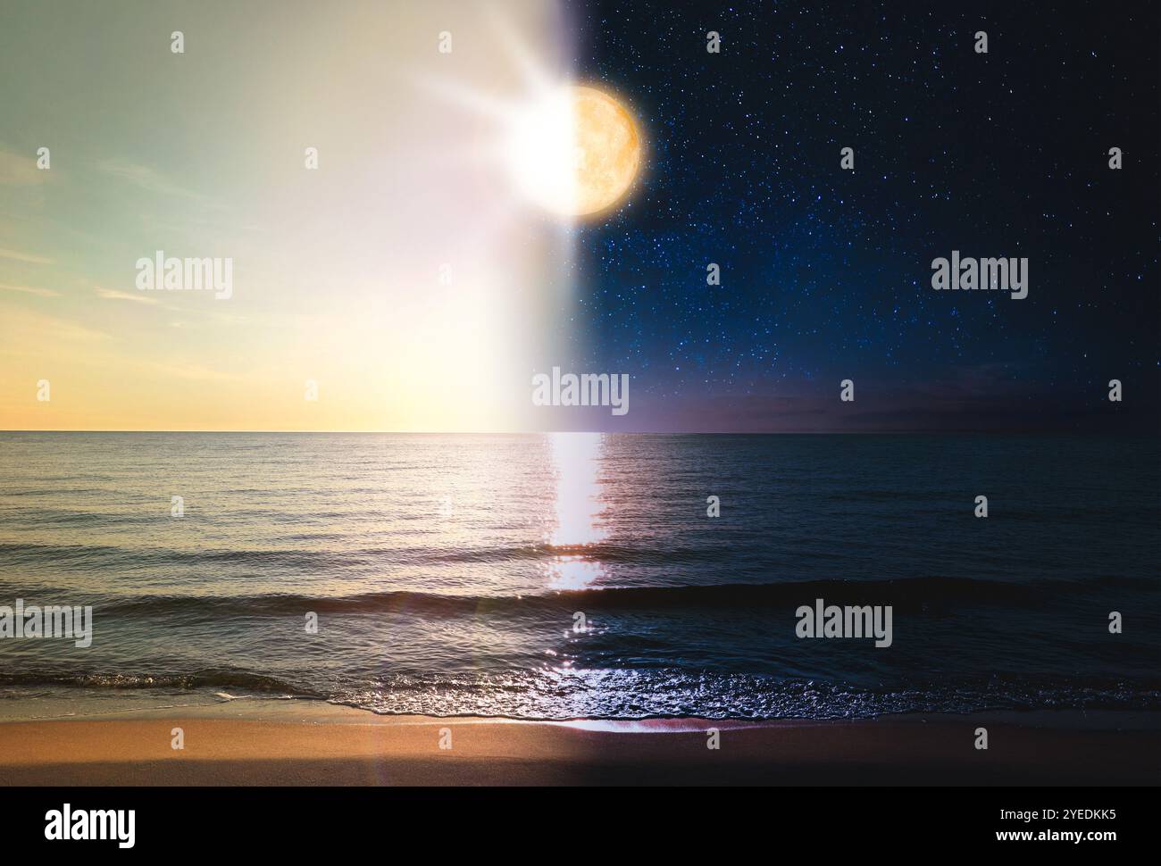 Night nighttime moon different hi-res stock photography and images - Alamy