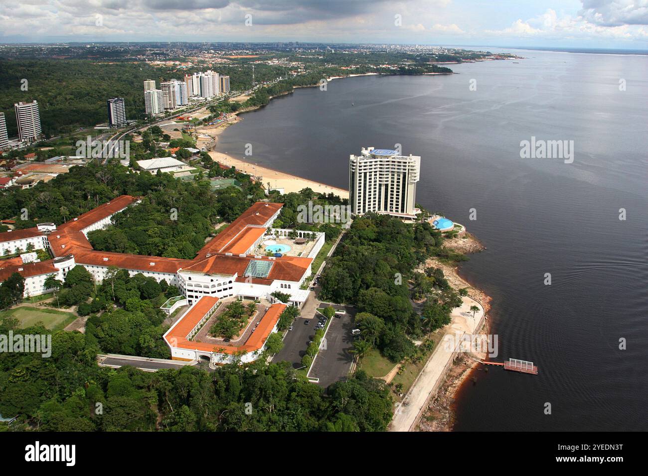 aerial view of Amazon river in Manaus city, Brazil Stock Photo - Alamy
