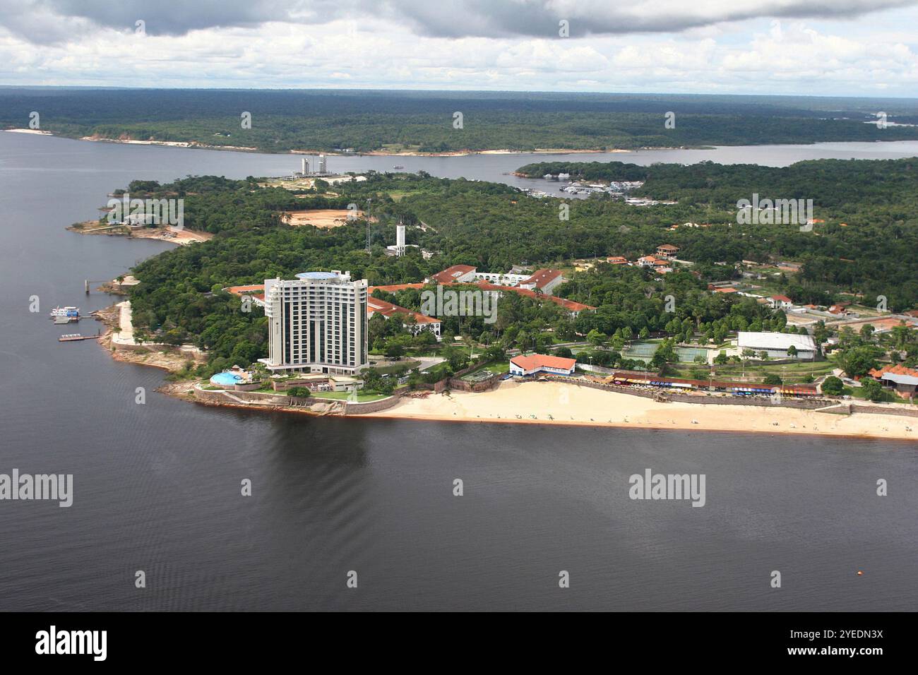 aerial view of Amazon river in Manaus city, Brazil Stock Photo - Alamy