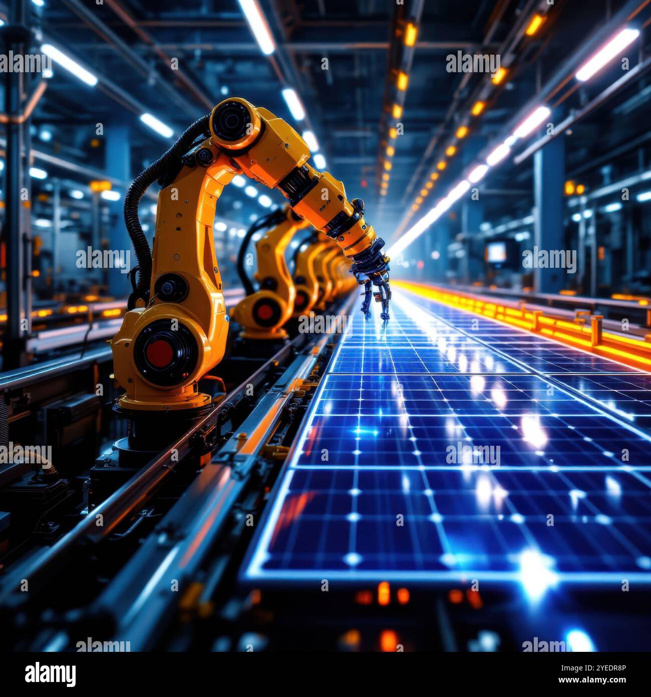 Advanced High Precision Robot Arms on Fully Automated PCB Assembly Line ...