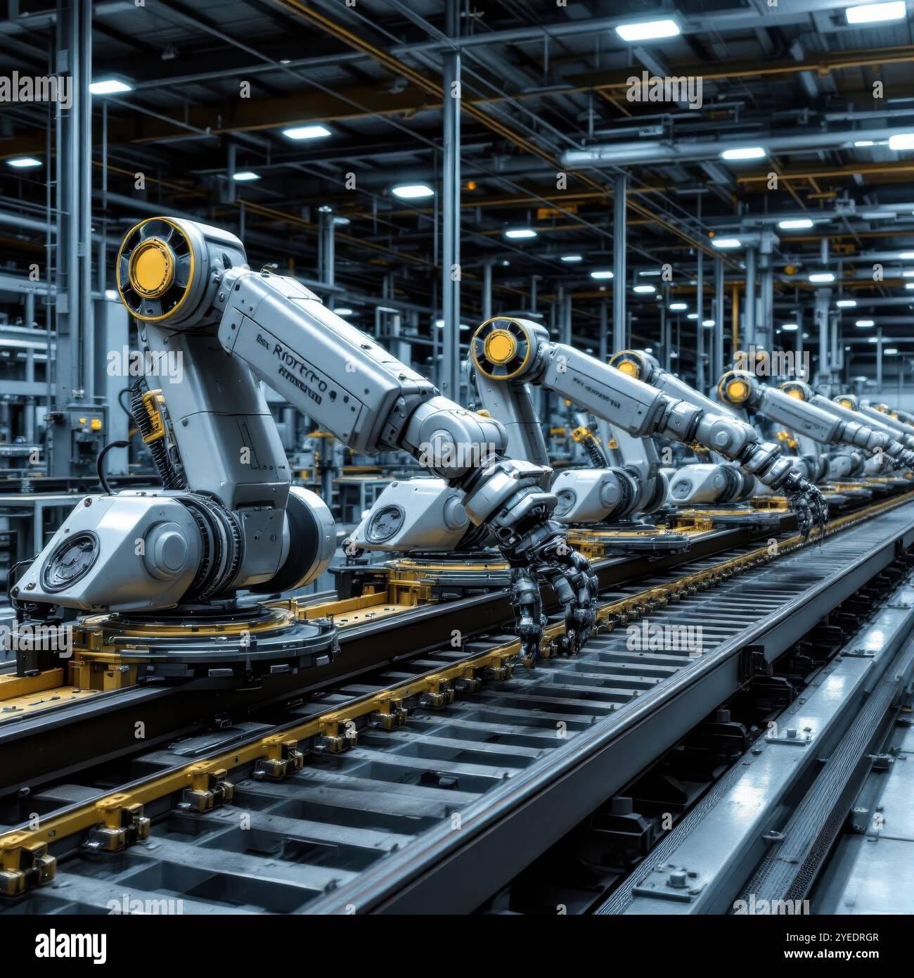 Advanced High Precision Robot Arms on Fully Automated PCB Assembly Line ...