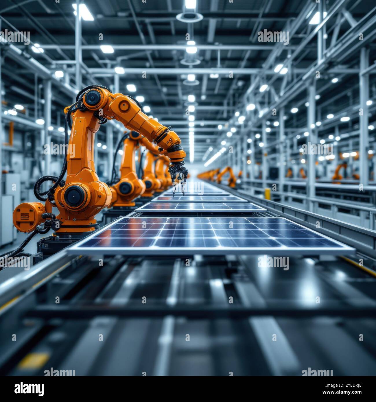 Advanced High Precision Robot Arms on Fully Automated PCB Assembly Line ...