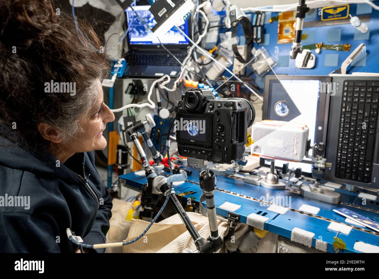 International Space Station, Earth Orbit. 24 October, 2024. NASA ...