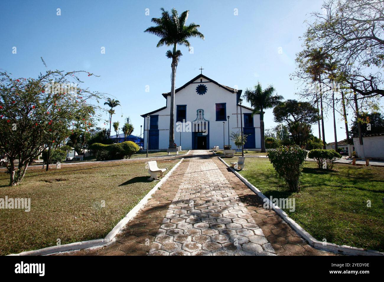 Cathedral of Saint Anthony in Paracatu, colonial town in Minas Gerais ...