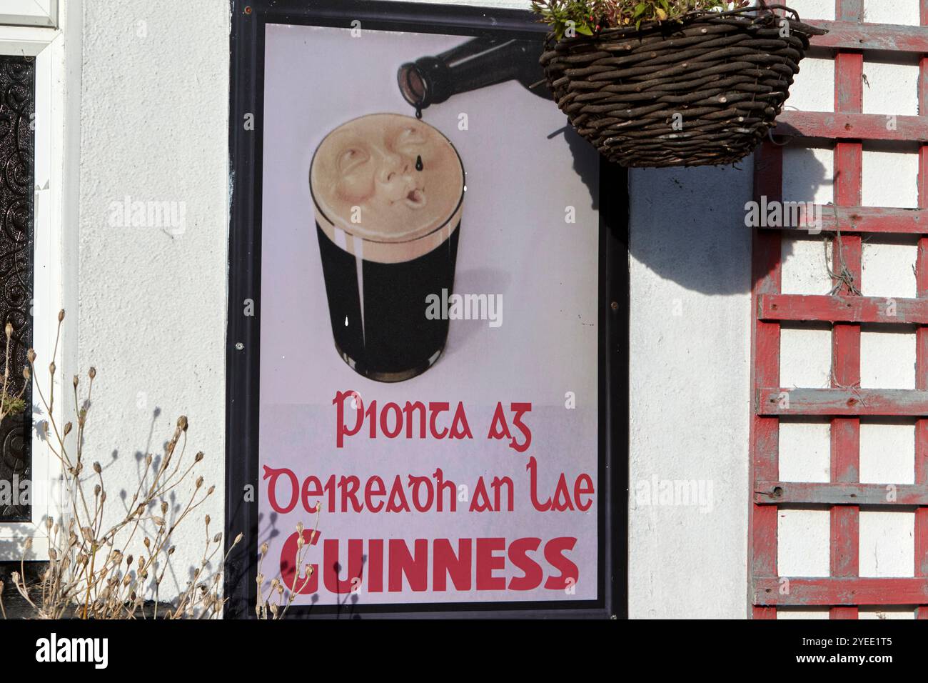 reproduction pint at the end of the day old traditional irish language ...