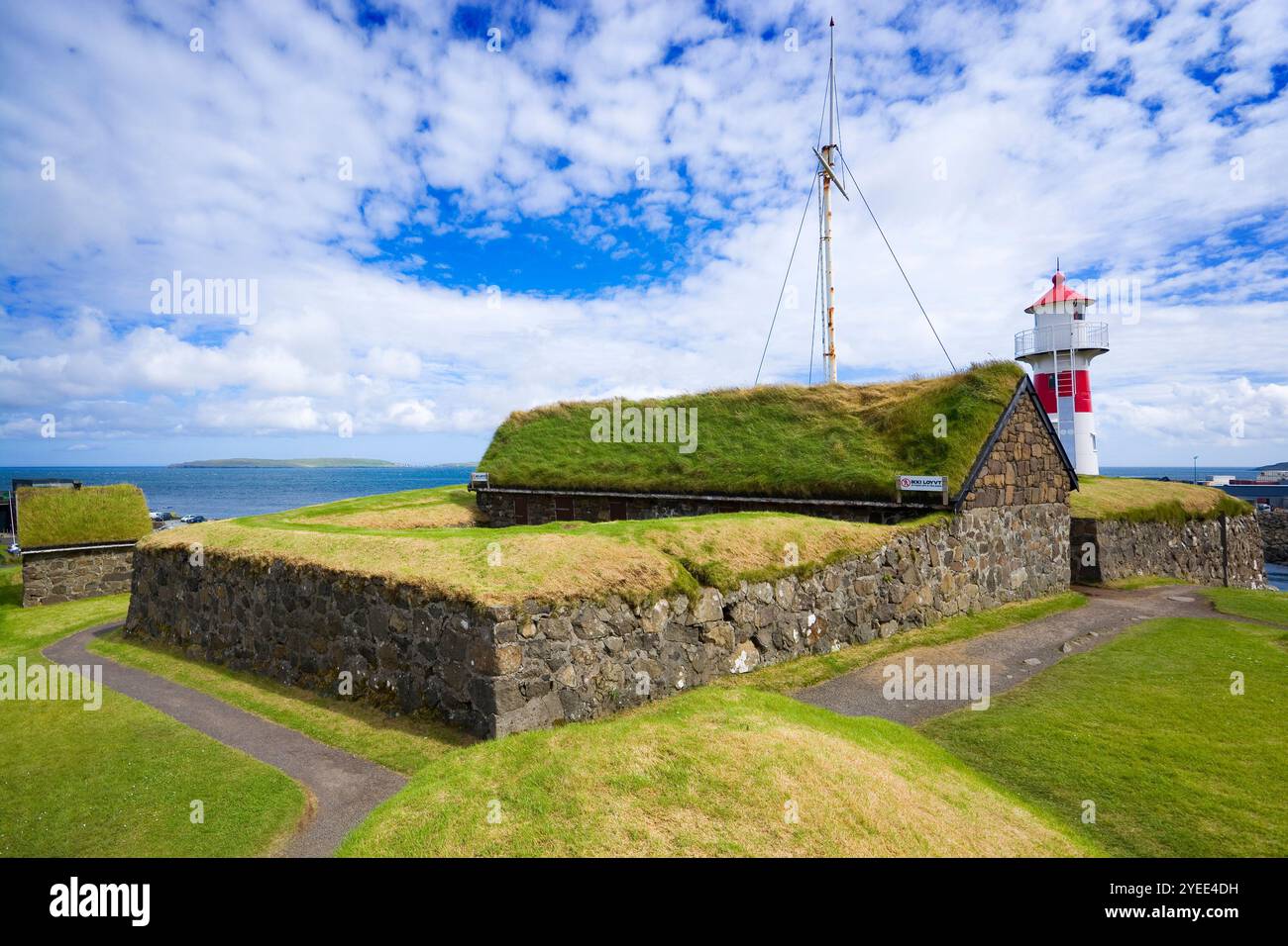 Skansin - historic fortress in Tórshavn, the capital of the Faroe Islands Stock Photo - Alamy