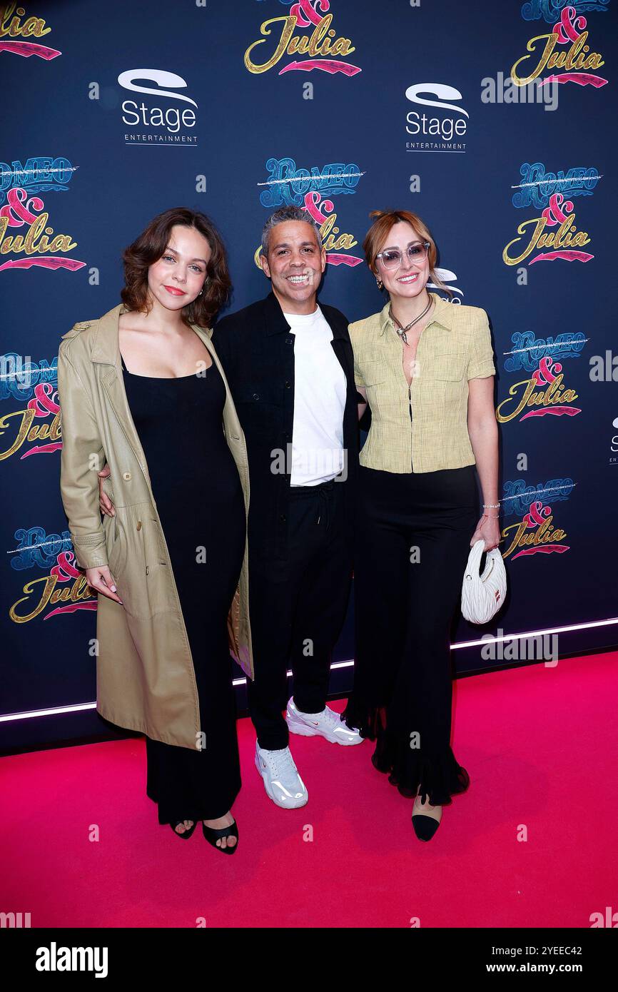 Shaham Joyce mit seiner Ehefrau Marisa Joyce und Tochter Pearl Joyce ...