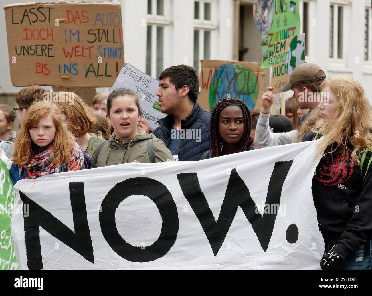 Fridays for Future (FFF) or School Strike for Climate, a demonstration ...