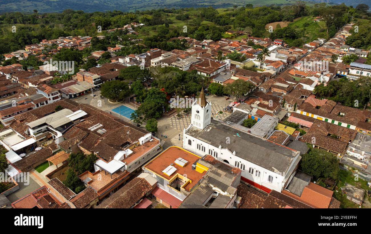 Valparaiso, Antioquia - Colombia. October 27, 2024. Municipality with a ...