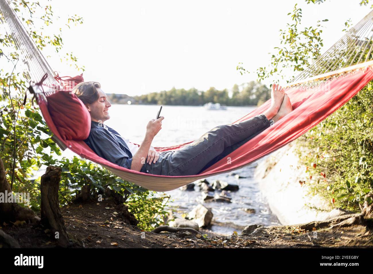 Person laying down hi-res stock photography and images - Alamy