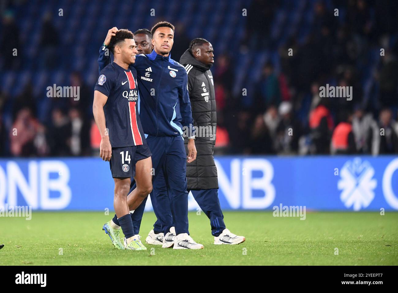 14 Desire DOUE (psg) - 22 Guela DOUE (rcsa) during the Ligue 1 McDonald's match between Paris ...