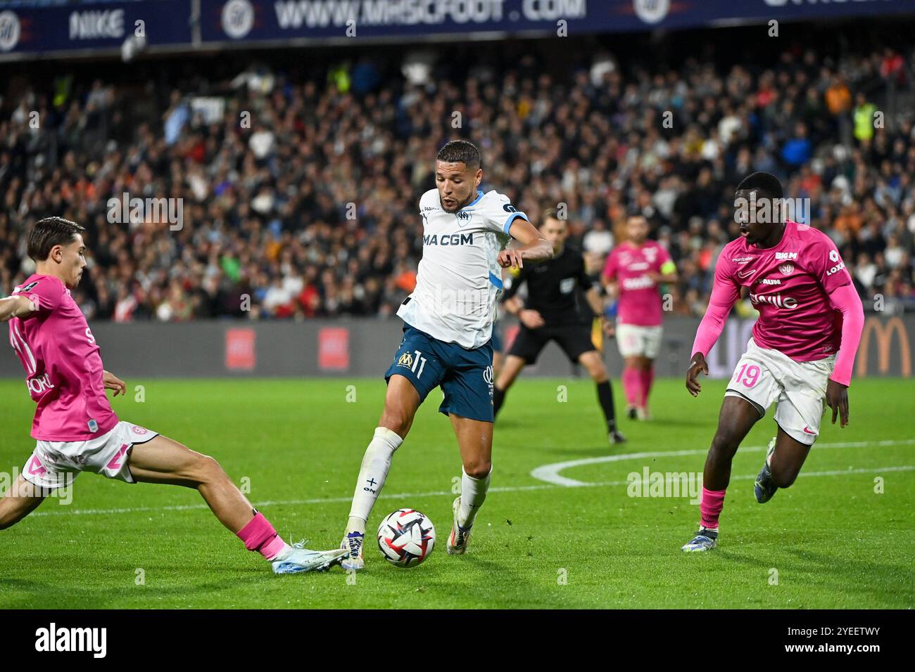 11 Amine HARIT (om) - 19 Rabby Nzingoula (mhsc) during the Ligue 1 ...