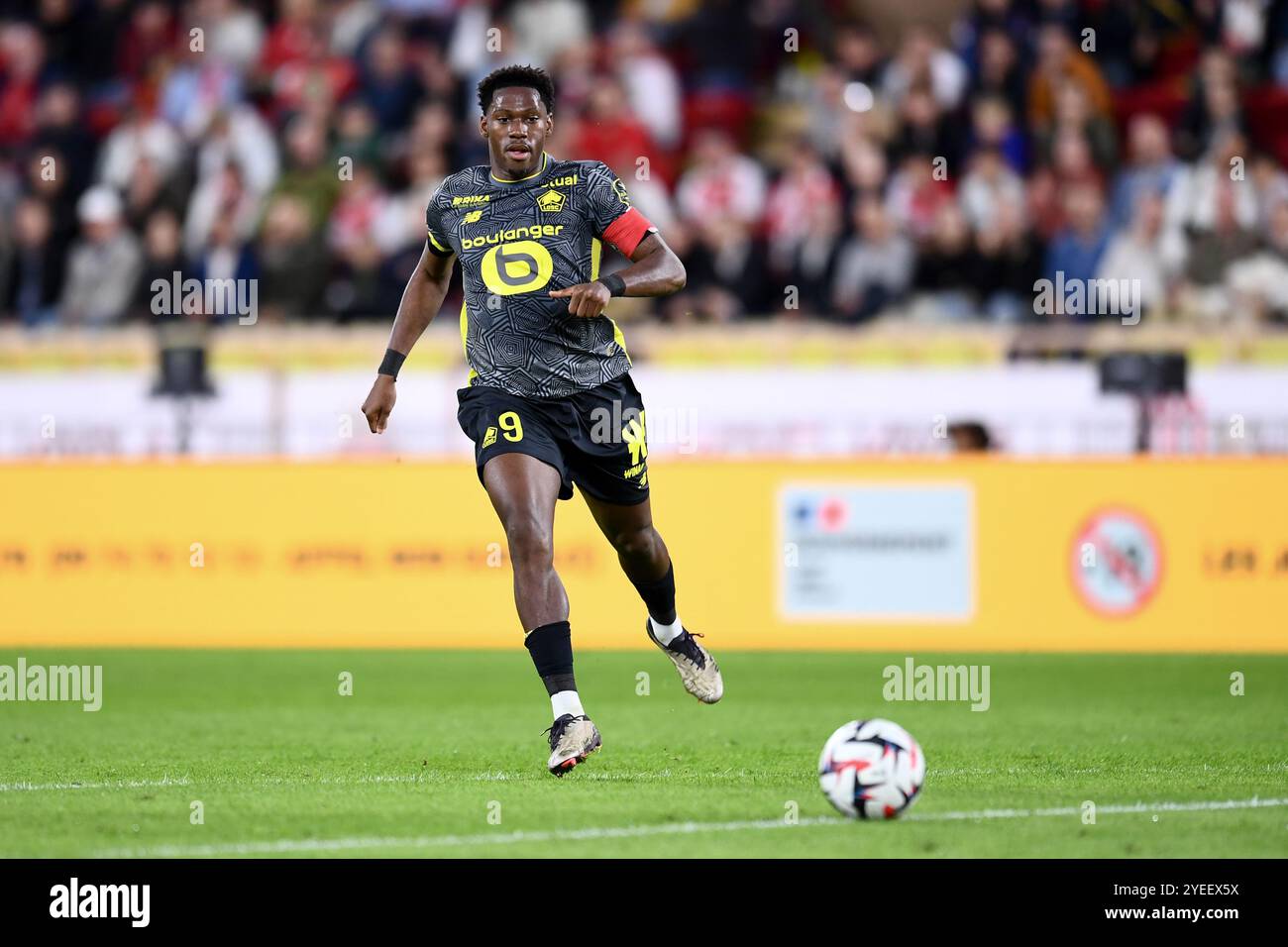 09 Jonathan Christian DAVID (losc) during the Ligue 1 McDonald's match between Monaco and Lille ...