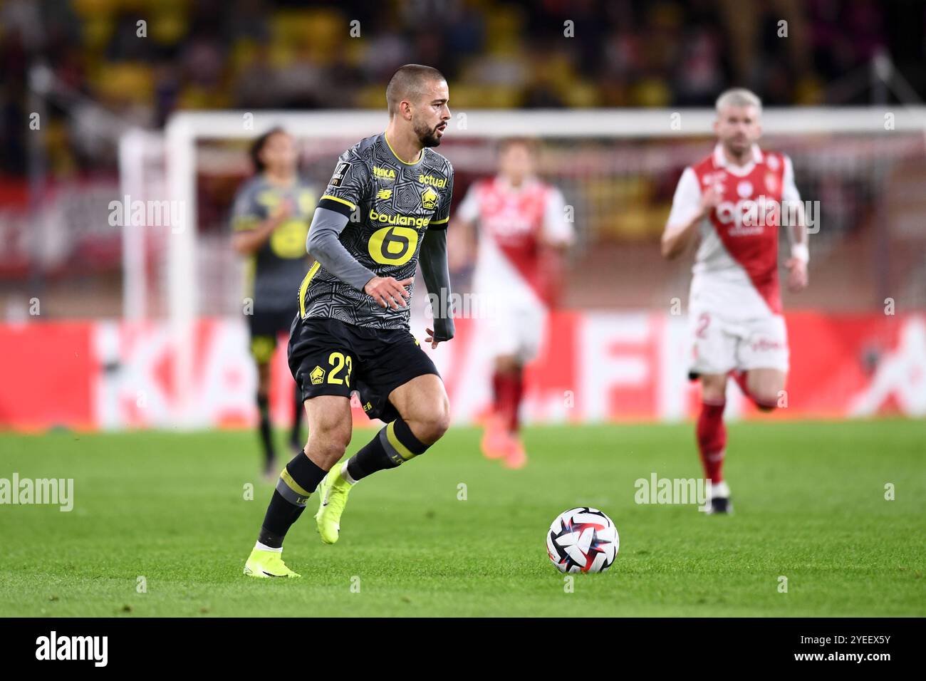 23 Edon ZHEGROVA (losc) during the Ligue 1 McDonald's match between Monaco and Lille on October ...