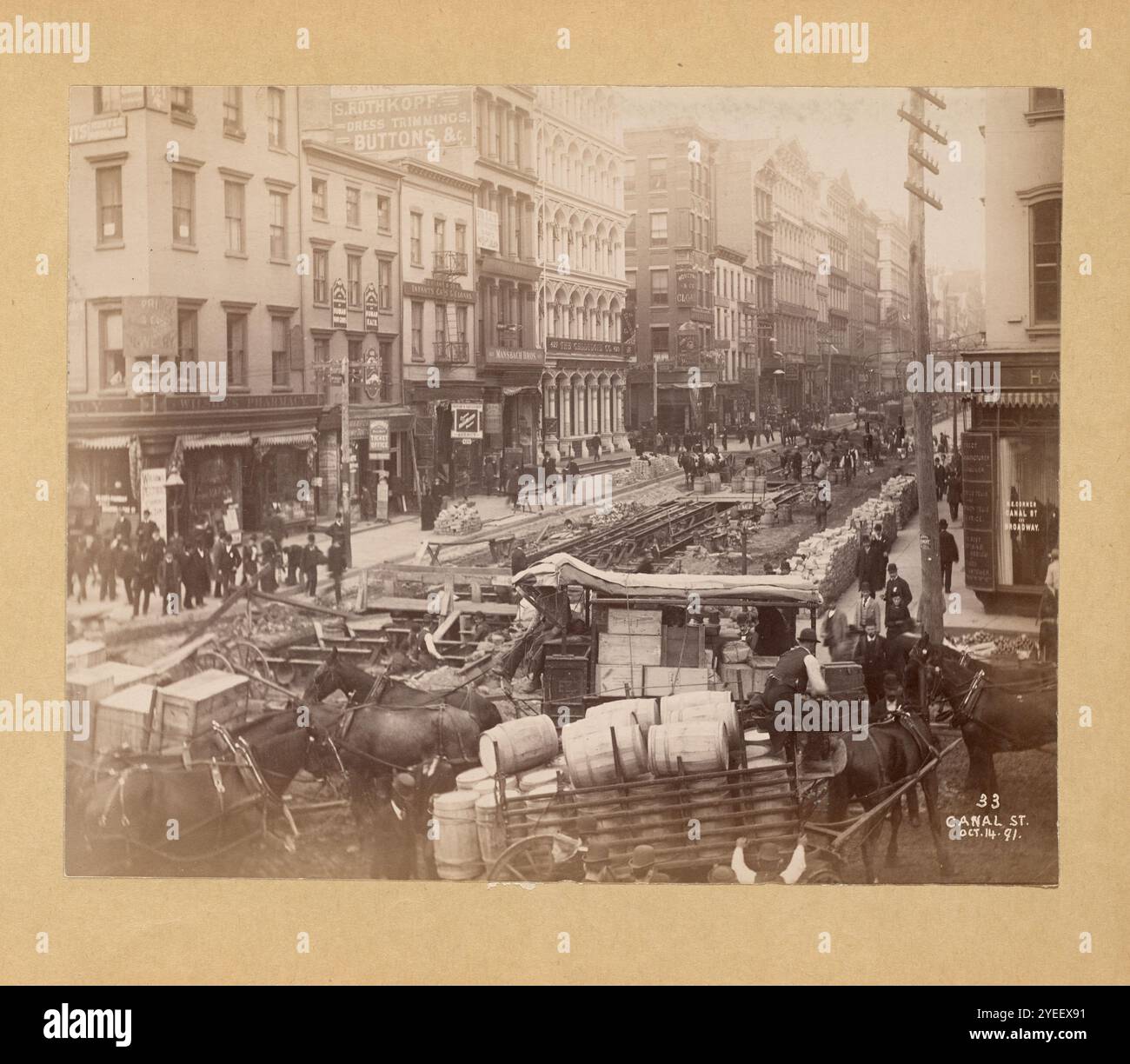 New york city 1890s hi-res stock photography and images - Alamy