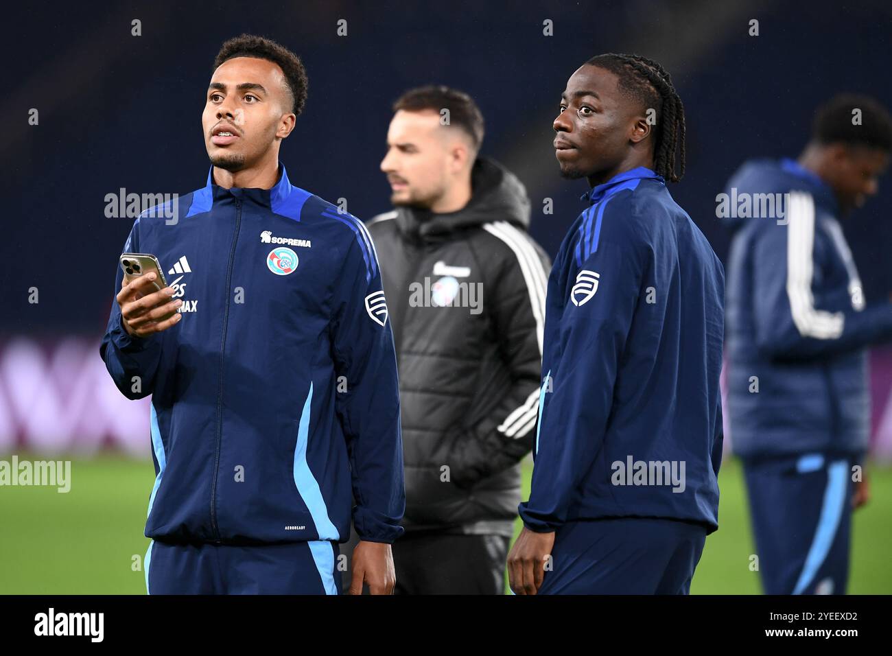22 Guela DOUE (rcsa) - 29 Ismael DOUKOURE (rcsa) during the Ligue 1 ...