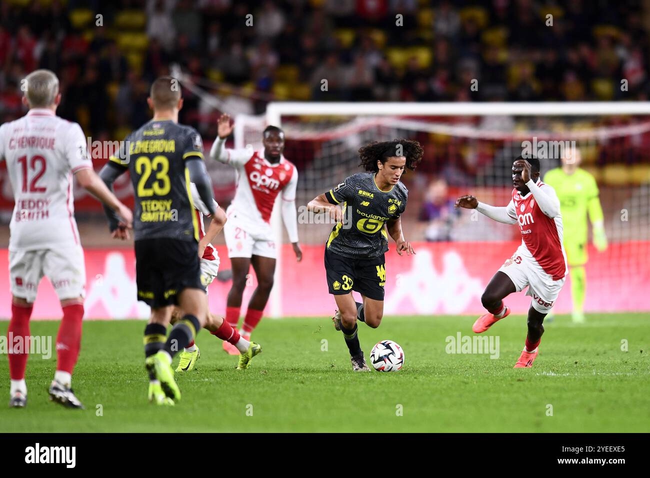 32 Ayyoub BOUADDI (losc) during the Ligue 1 McDonald's match between Monaco and Lille on October ...