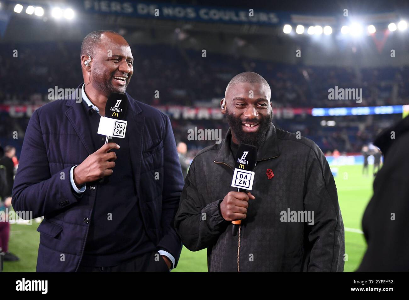 Patrick VIEIRA - Cedric DOUMBE during the Ligue 1 McDonald's match ...