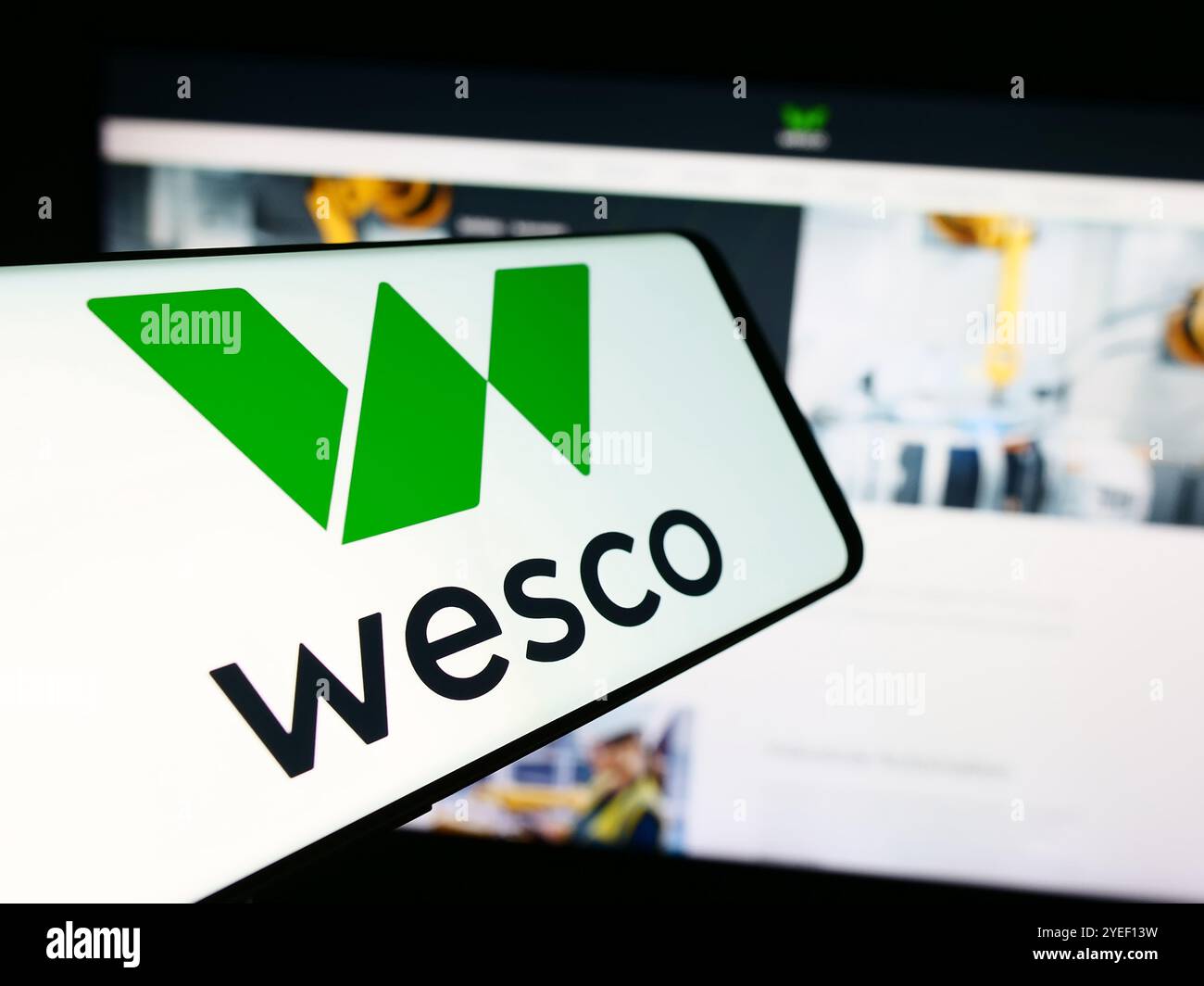 In this photo illustration, a mobile phone with the logo of American ...