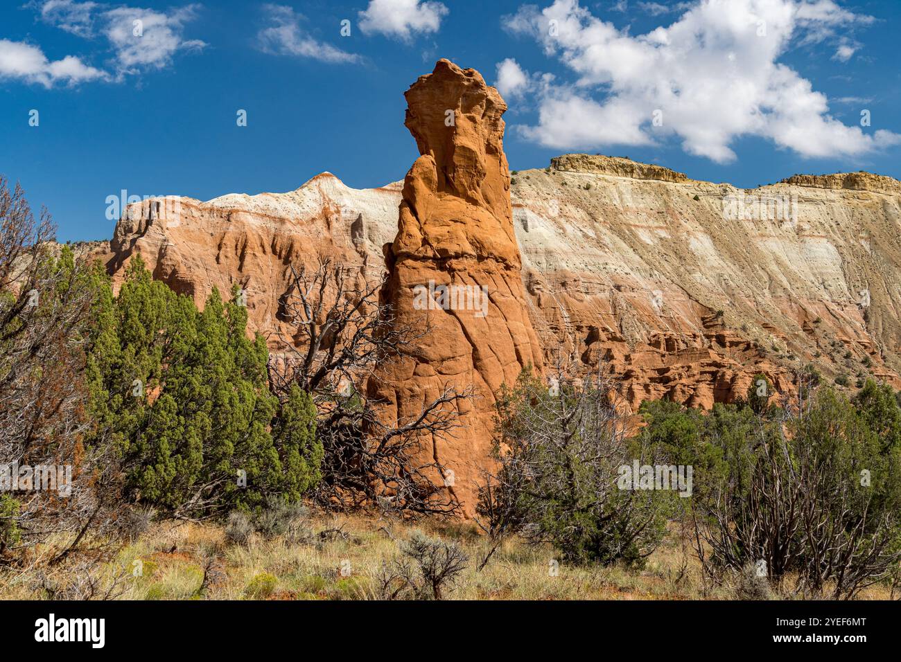 Rock pinnacle in the Kodachrome Basin State Park along the Panorama ...