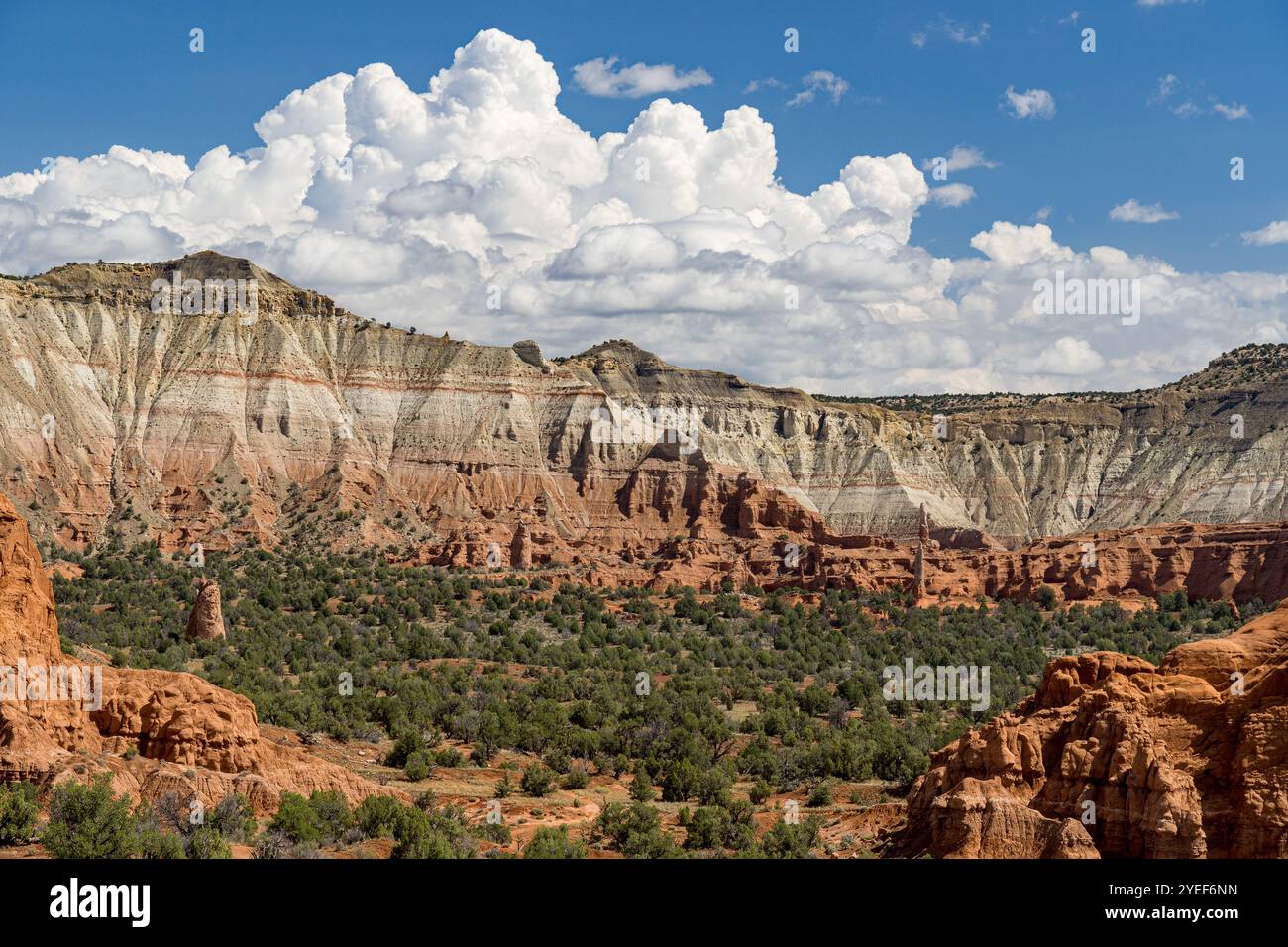Panoramic view of the Kodachrome Basin State Park seen from the ...