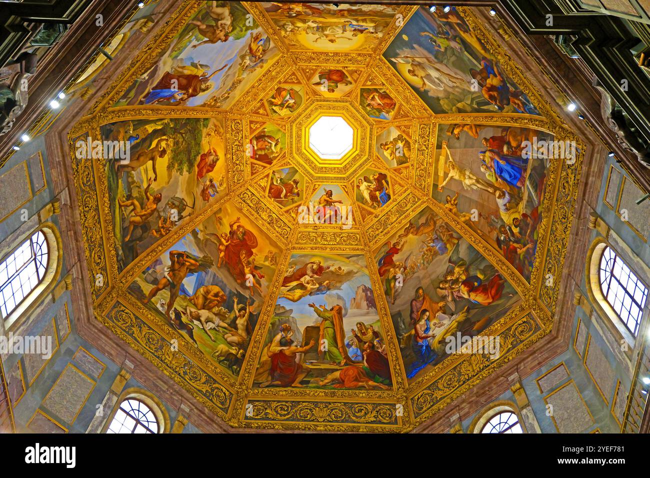 Dome of the Medici Chapel in Florence Italy Stock Photo - Alamy