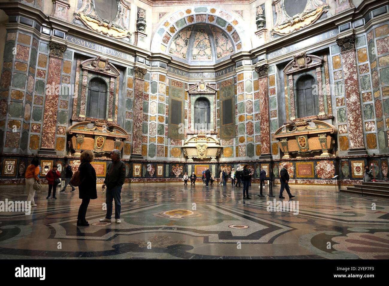 The Chapel of the Princes in the Medici Chapel in Florence Italy Stock Photo - Alamy