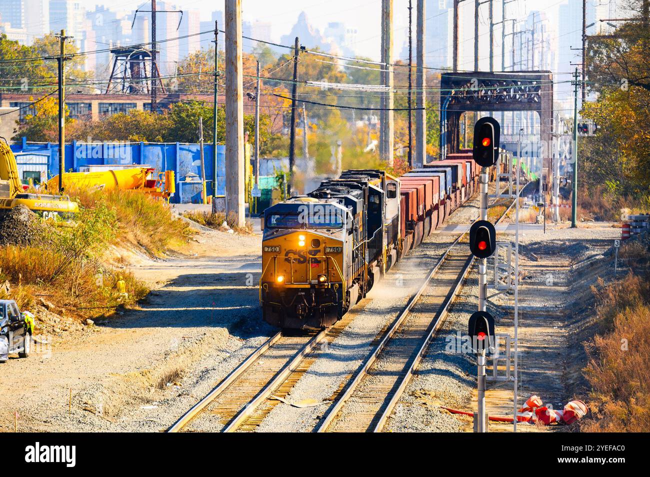 CSX Double Stack intermodals of the Philadelphia Sub in Philadelphia PA ...