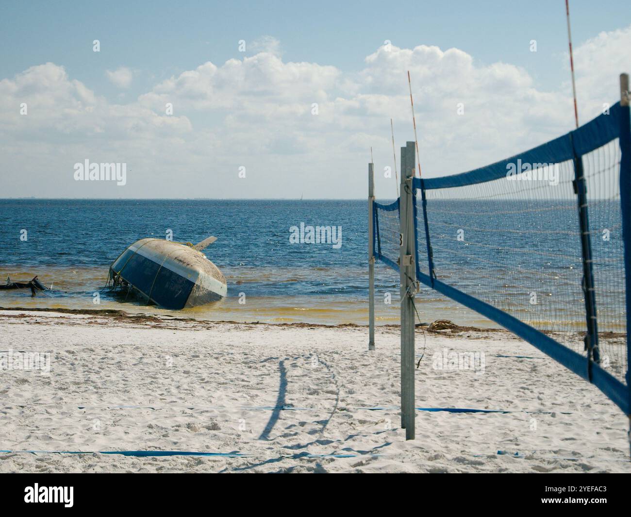 Volleyball court on beach in hi-res stock photography and images - Alamy