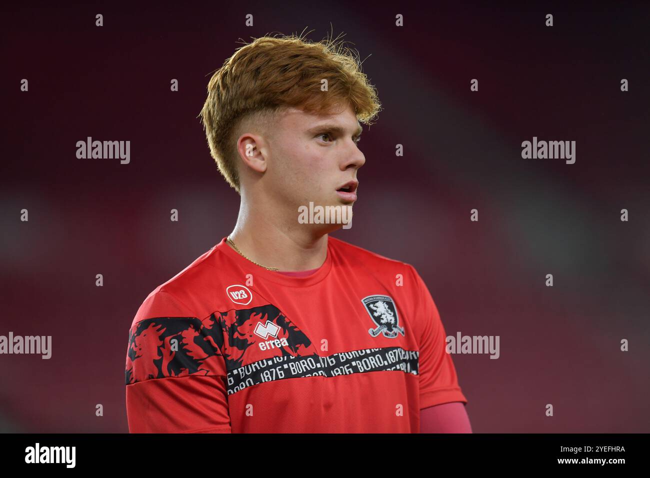 Middlesbrough’s Luke Woolston during the Premier League International ...