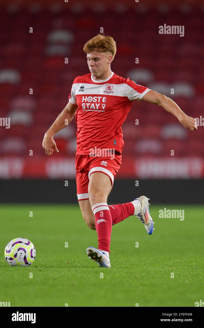 Middlesbrough’s Luke Woolston during the Premier League International ...