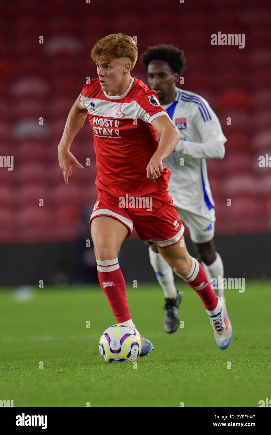 Middlesbrough’s Luke Woolston during the Premier League International ...