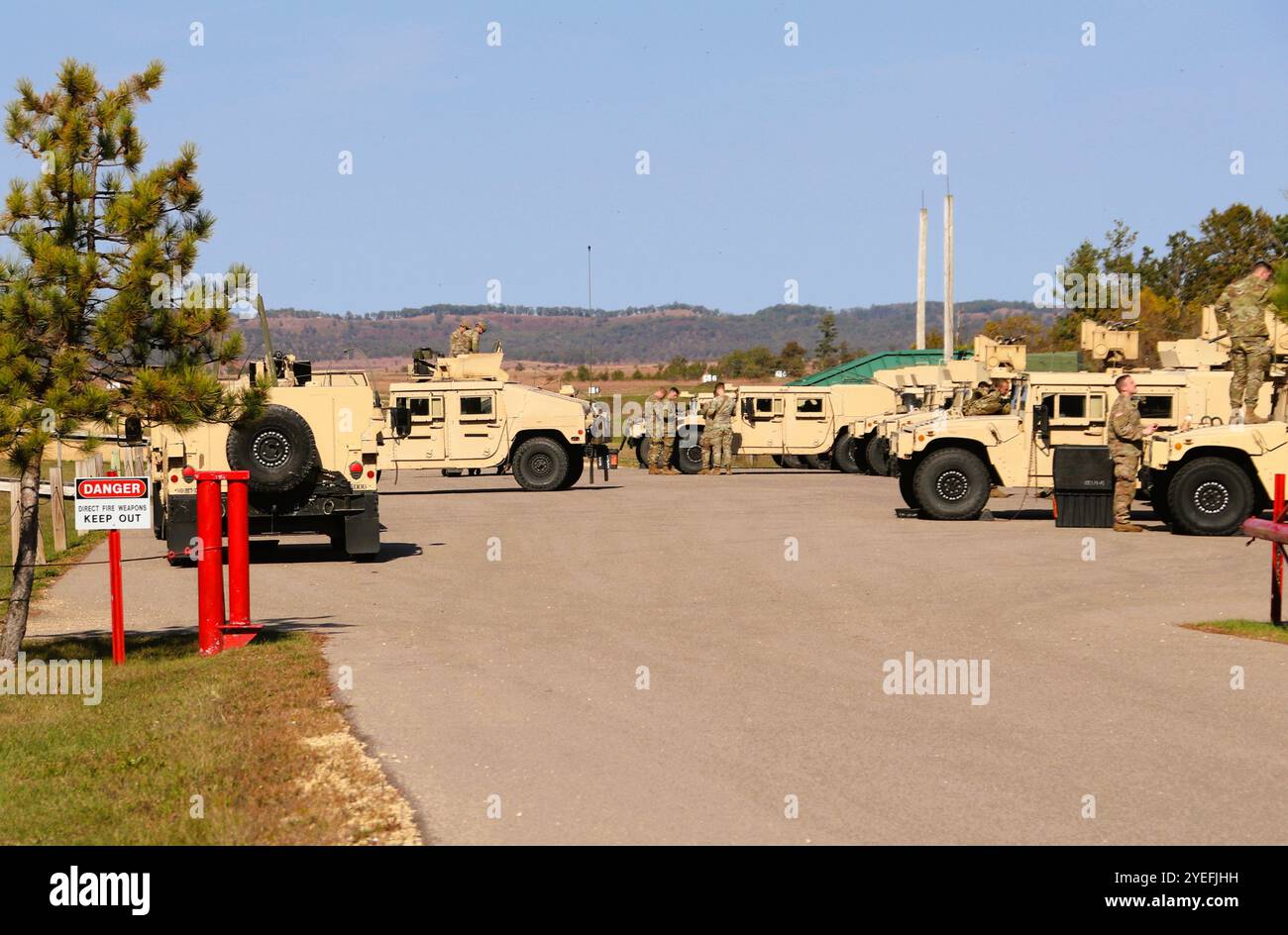 Training operations are shown at Fort McCoy, Wis., on Oct. 10, 2024 ...