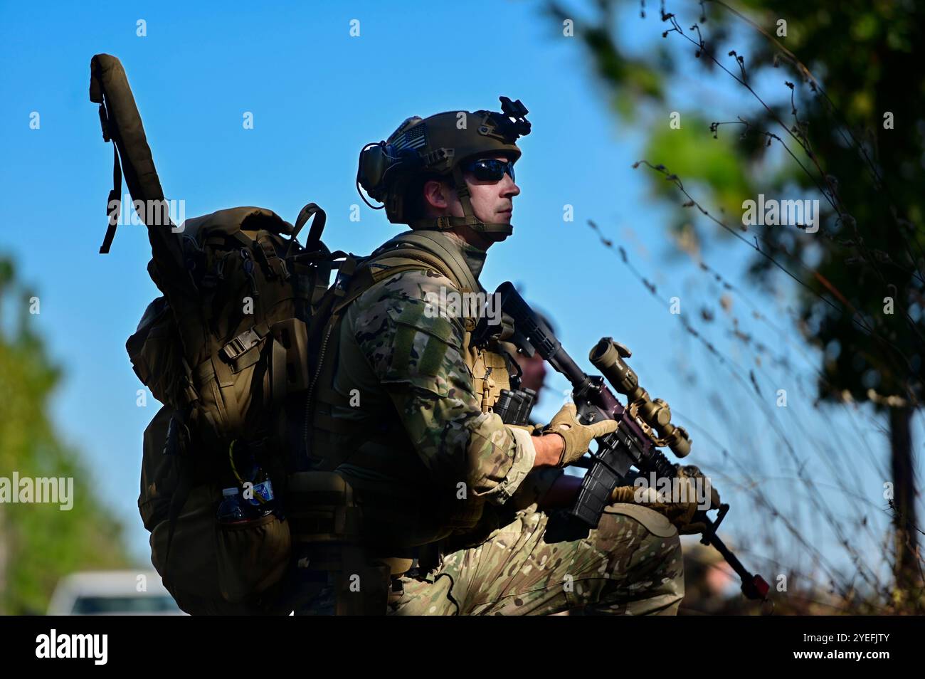 U.S. Air Force Staff Sgt. James Wilson, 20th Civil Engineer Squadron ...