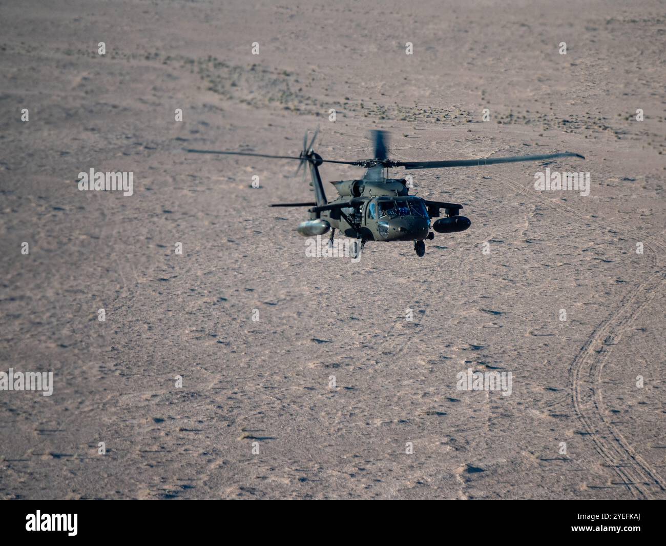 A U.S. Army UH-60 Black Hawk helicopter assigned to 2nd Assault ...