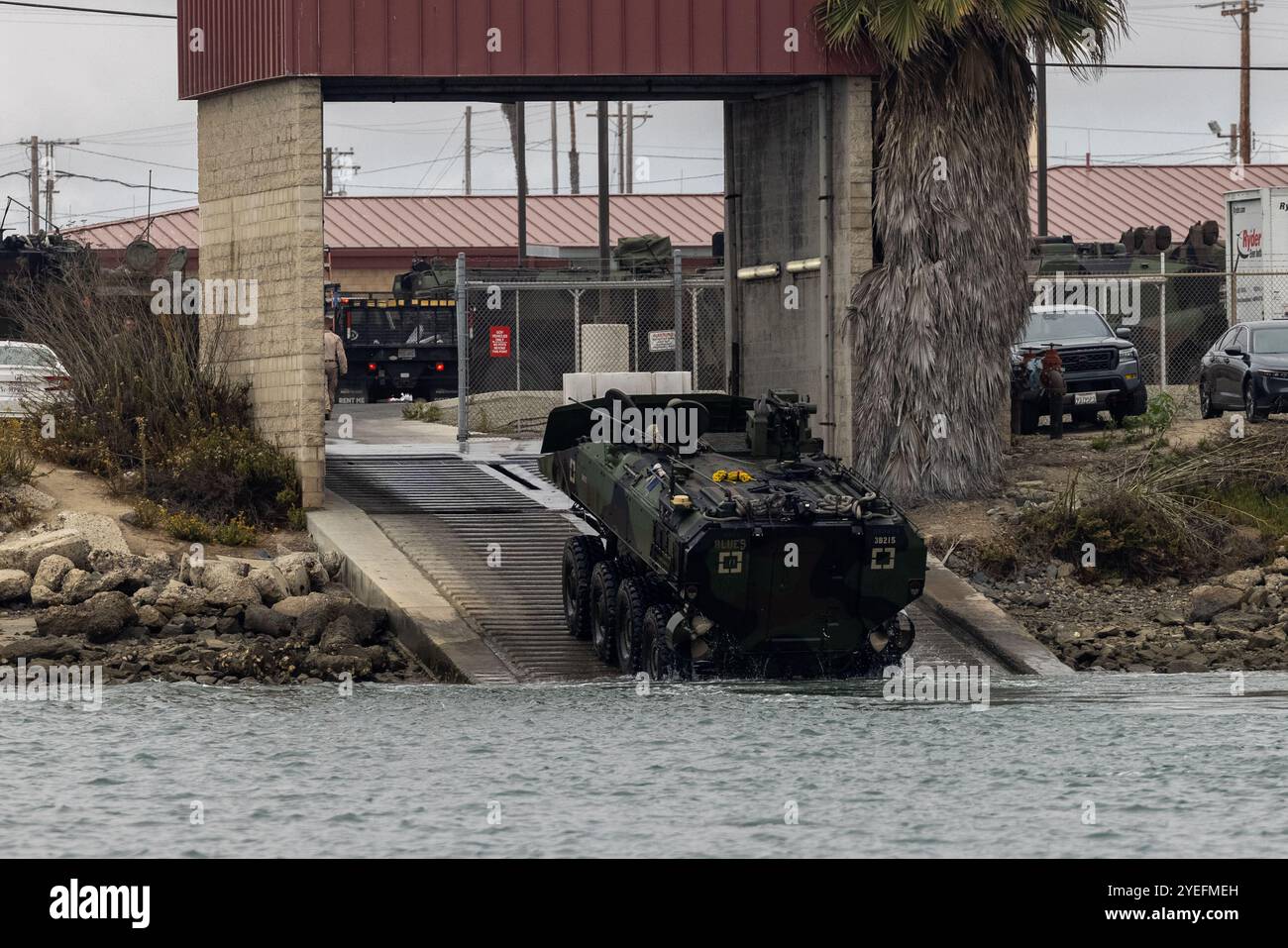 A U.S. Marine Corps Amphibious Combat Vehicle assigned to 3rd Assault ...