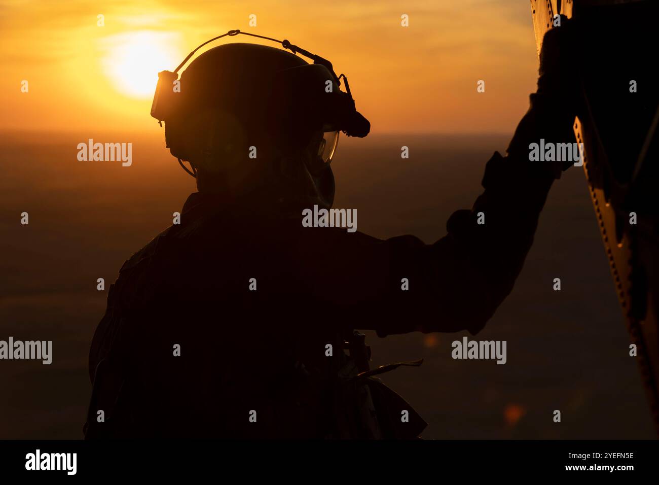 U.S. Army Spc. Hunter Vigil, a CH-47 helicopter repairer from 3rd ...