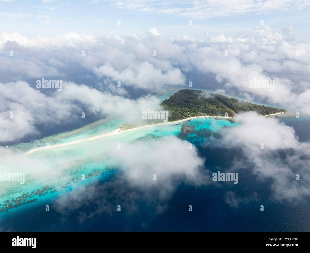 Aerial view of Conflict Islands, Papua New Guinea Stock Photo - Alamy