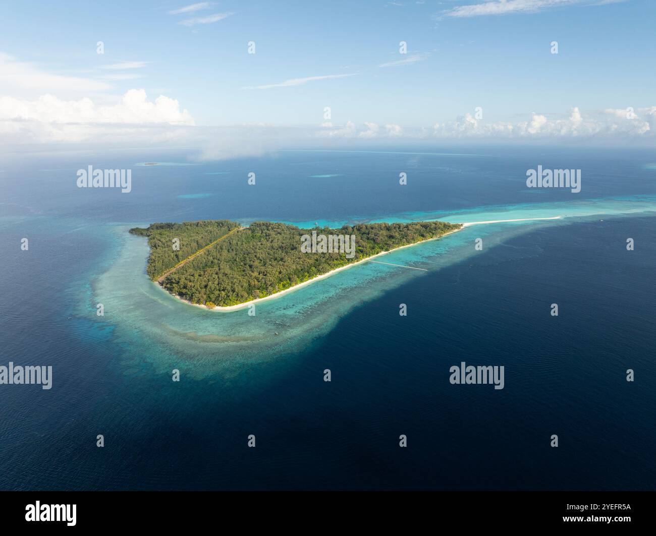 Aerial view of Conflict Islands, Papua New Guinea Stock Photo - Alamy