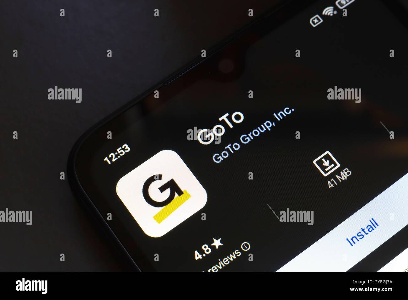 Goto app logo hi-res stock photography and images - Alamy