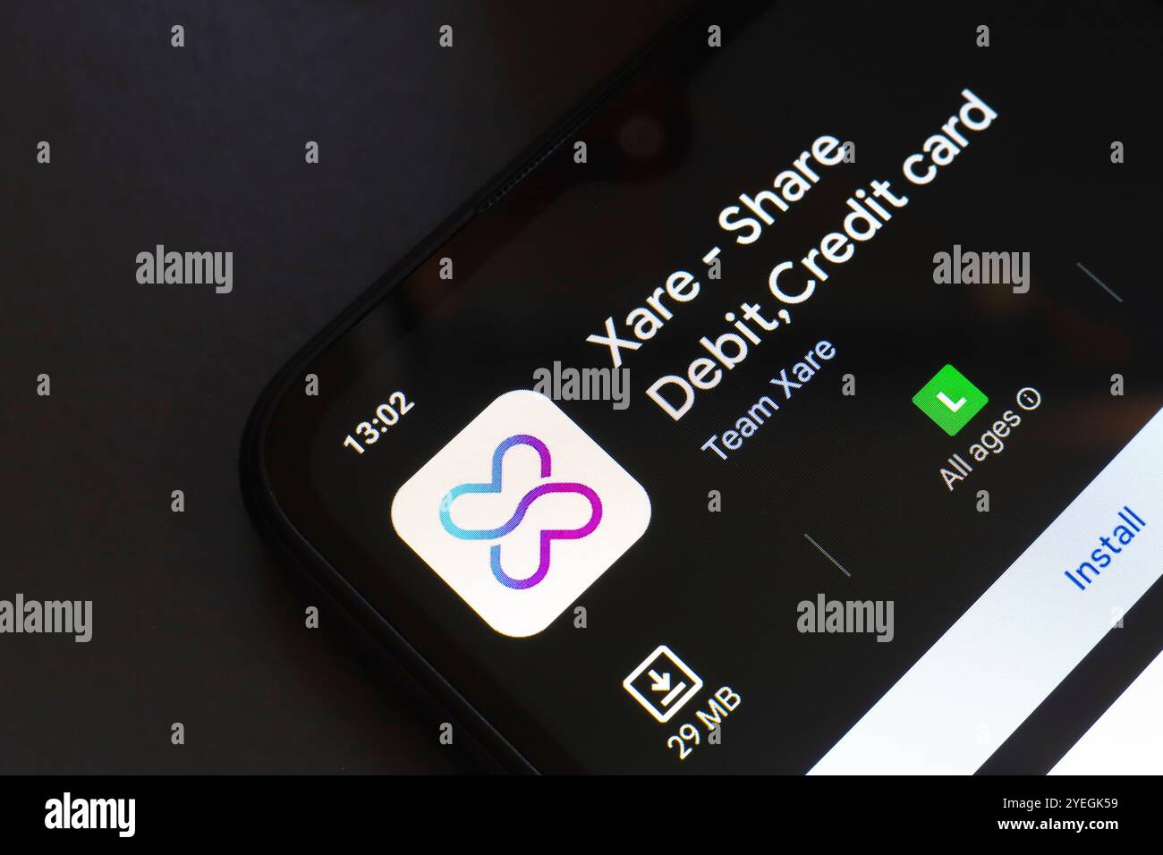 October 31, 2024, Brazil. In this photo illustration, the Xare - Share ...