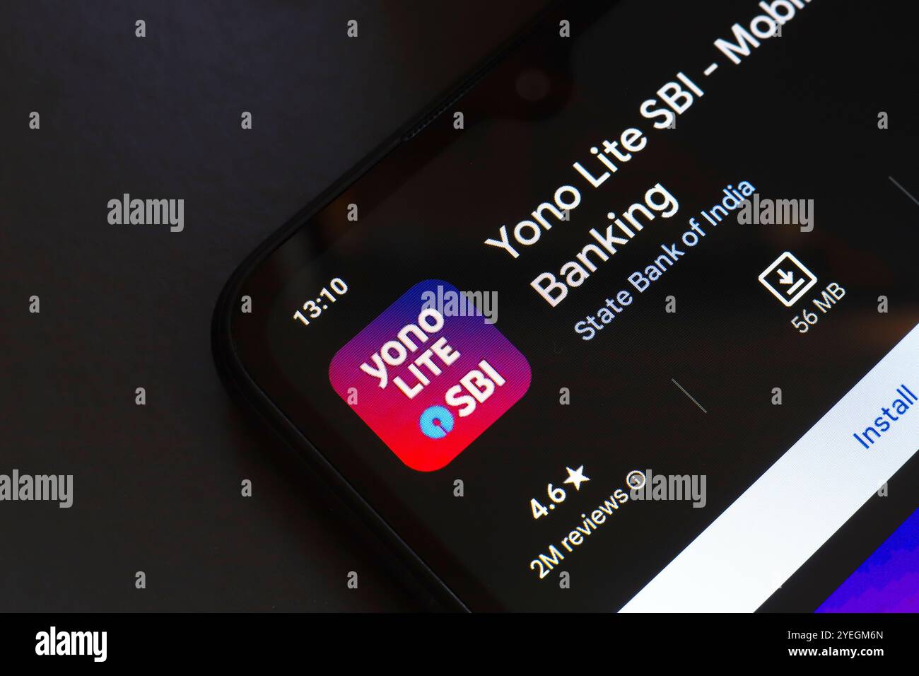 October 31, 2024, Brazil. In this photo illustration, the SBI Yono Lite ...