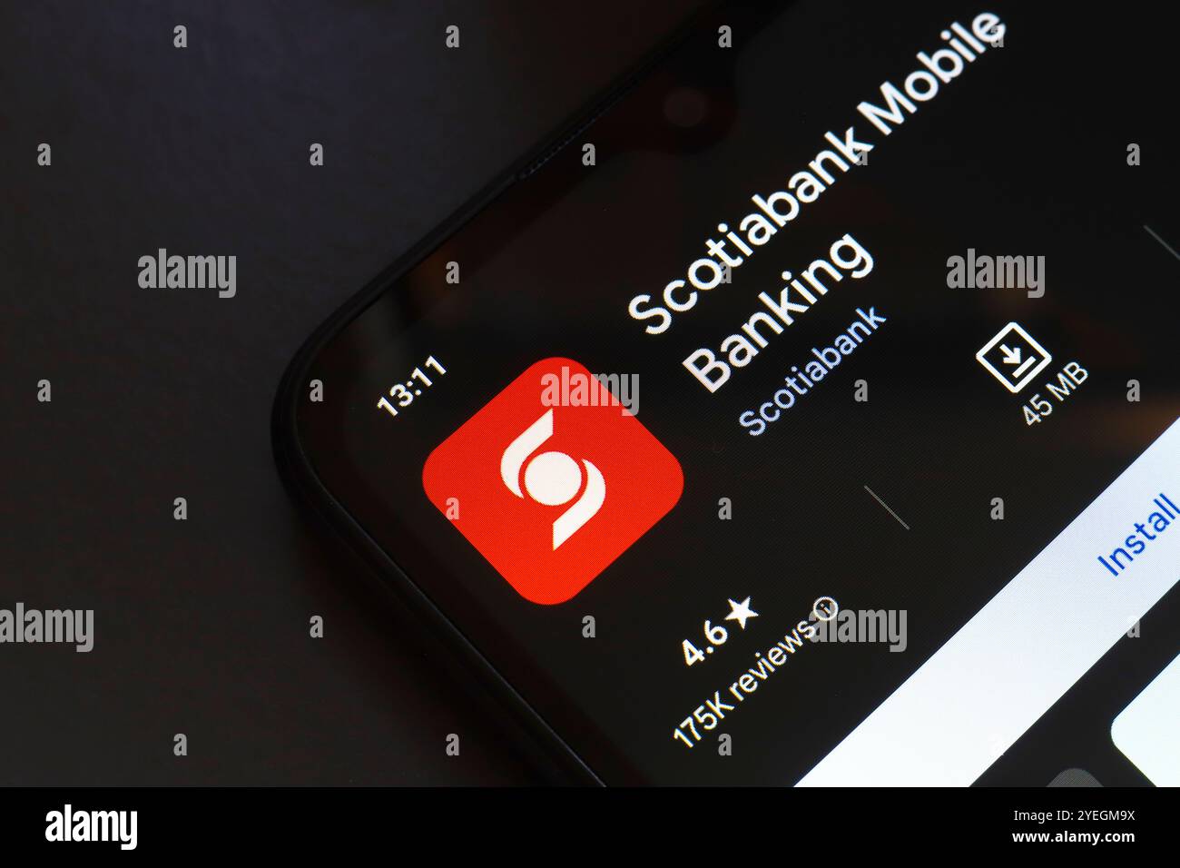 Scotiabank app logo hi-res stock photography and images - Alamy