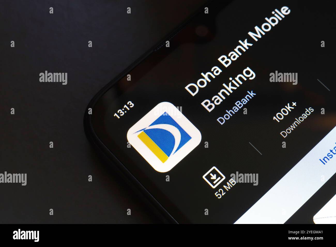 October 31, 2024, Brazil. In this photo illustration, the Doha Bank ...