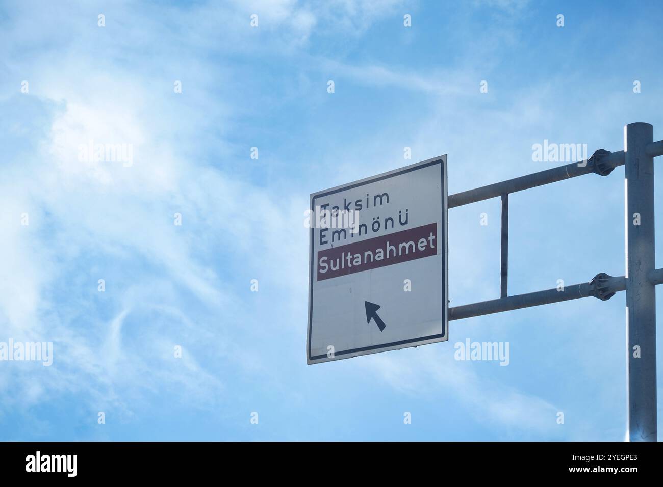 turkey istanbul 24 july 2024, A colorful Directional Signpost in ...