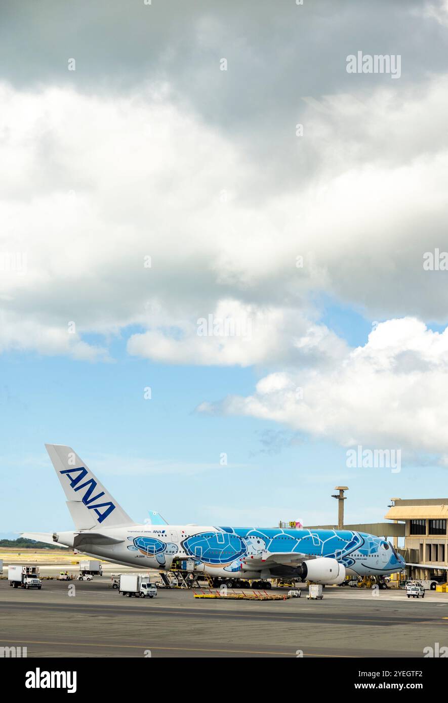 Ana airplane hi-res stock photography and images - Alamy