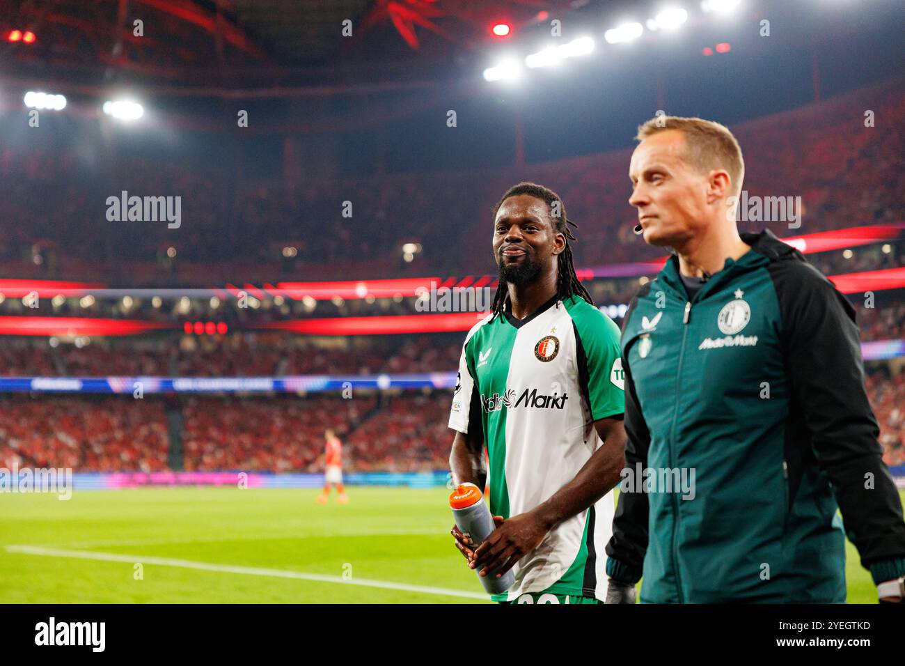 Jordan Lotomba seen during UEFA Champions League game between teams of ...